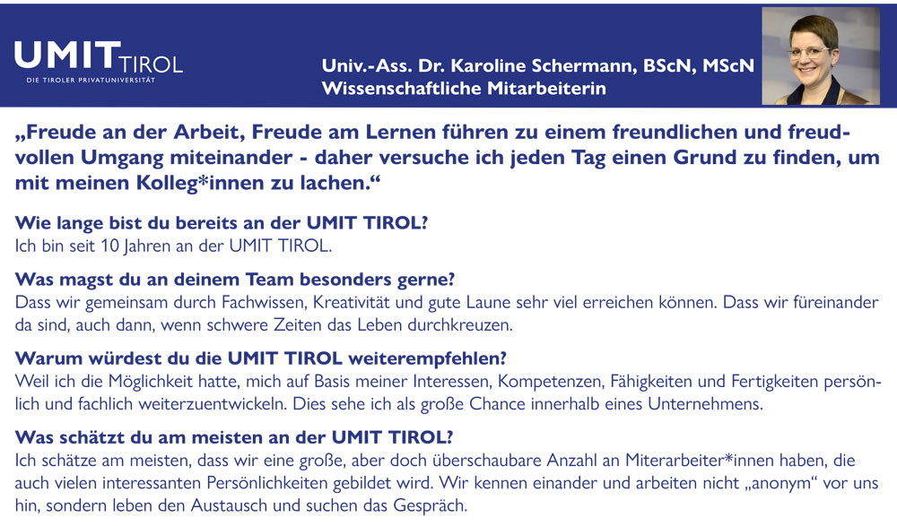 Stellenangebote | UMIT TIROL