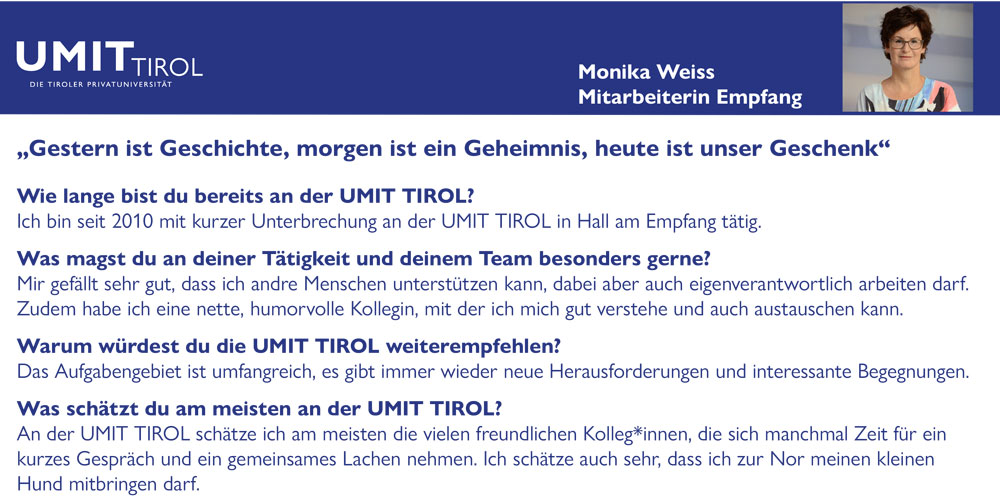 Stellenangebote | UMIT TIROL